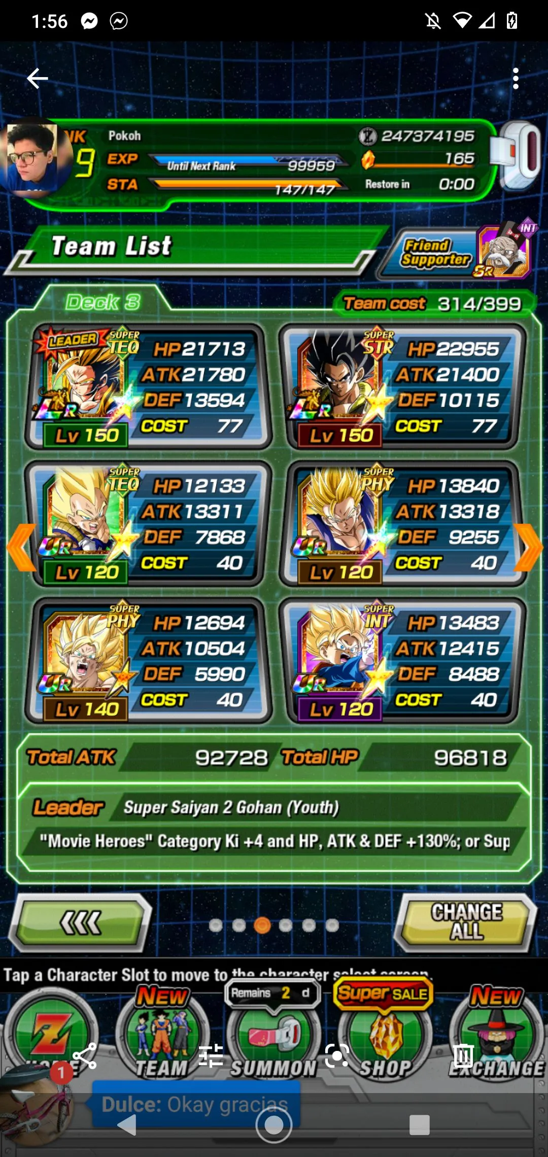 Gohan ssj2 LR rainbow - 七龍珠爆裂激戰 | 國際版 - QooApp Q蛋筆記