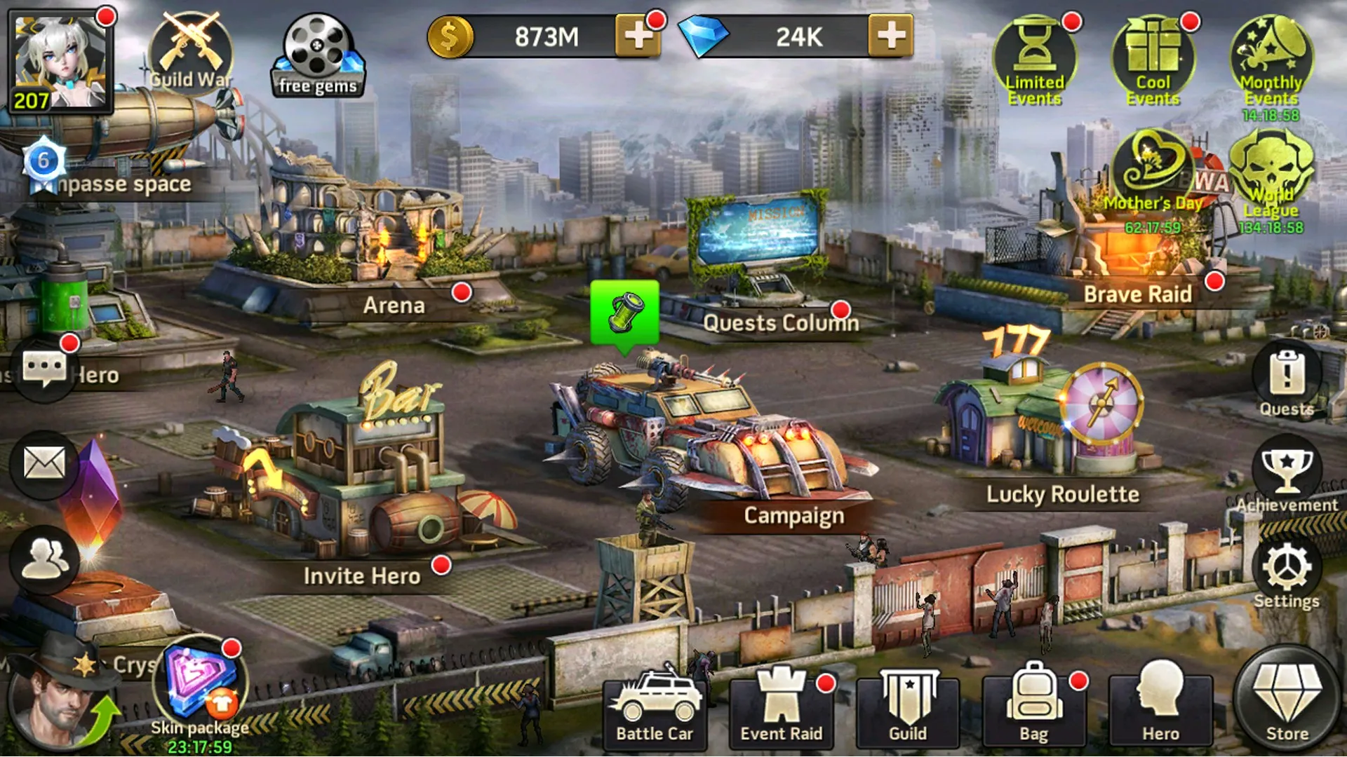 [ติดตั้งผ่าน] Zombie Strike：last war AFK RPG - QooApp คลังเกม